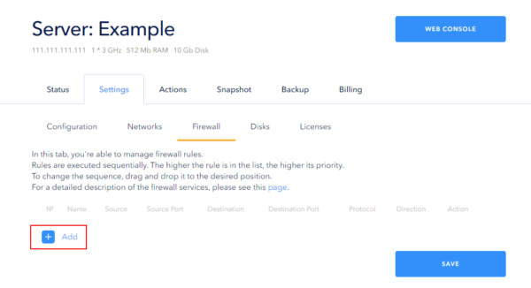 How to Configure a Server Firewall via Control Panel (No Extra Cost)