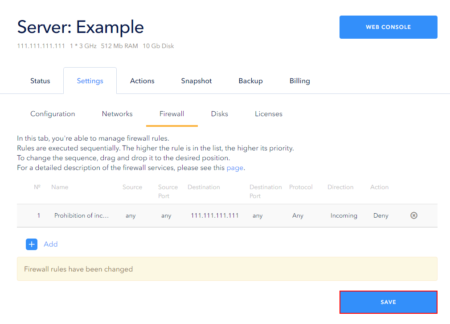 How to Configure a Server Firewall via Control Panel (No Extra Cost)