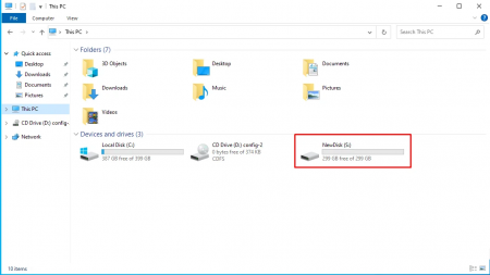 So erhöhen Sie den Speicherplatz auf Windows Server 2022 - Serverspace