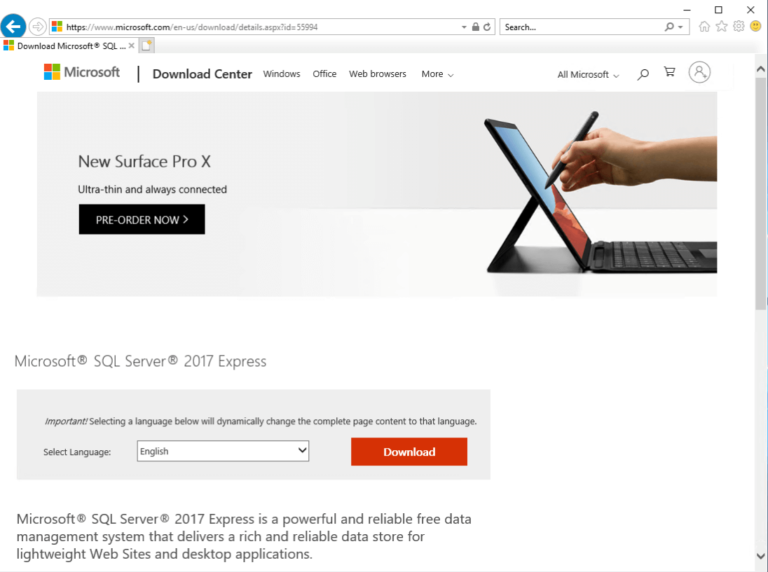 Install and configure MS SQL Server Express on Windows | Serverspace
