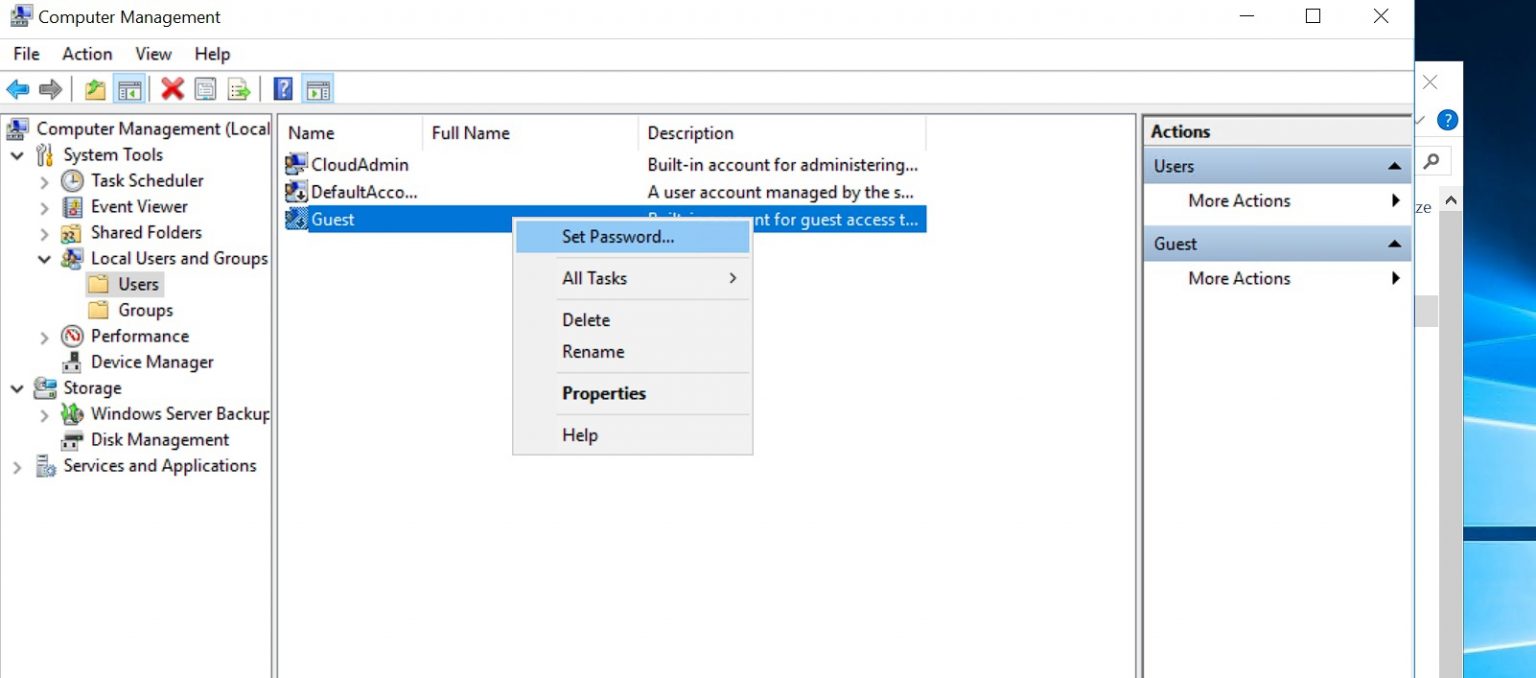 How to Change RDP Account Password on Windows Server