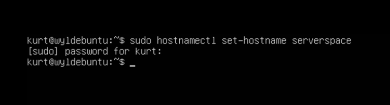 Cómo cambiar el nombre de host en Ubuntu 18.04 | Serverspace