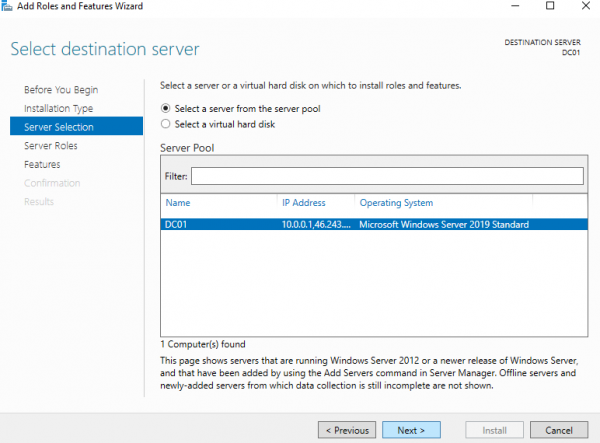Instalación de Active Directory en Windows Server 2019 | Serverspace