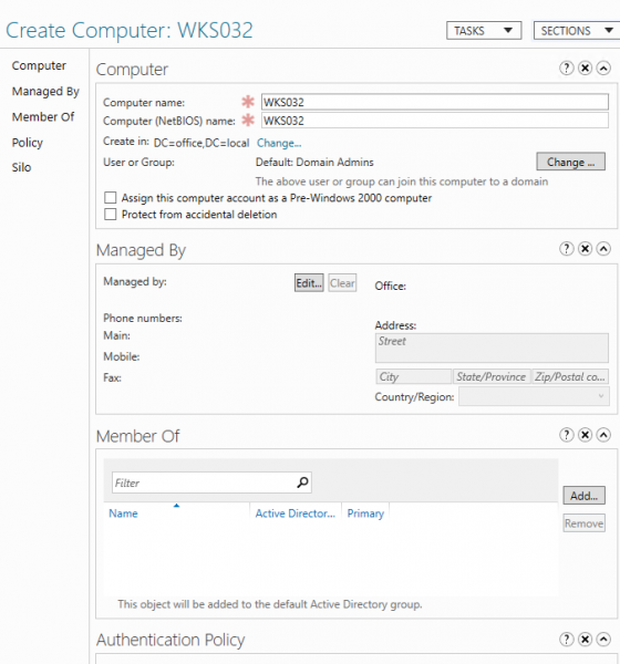 How To Manage Active Directory Computers Part 1 Create And Delete