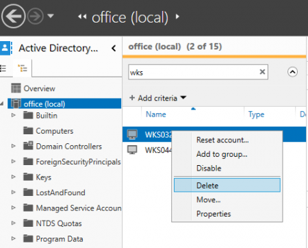 How to Manage Active Directory Computers – Part 1: Create and Delete ...