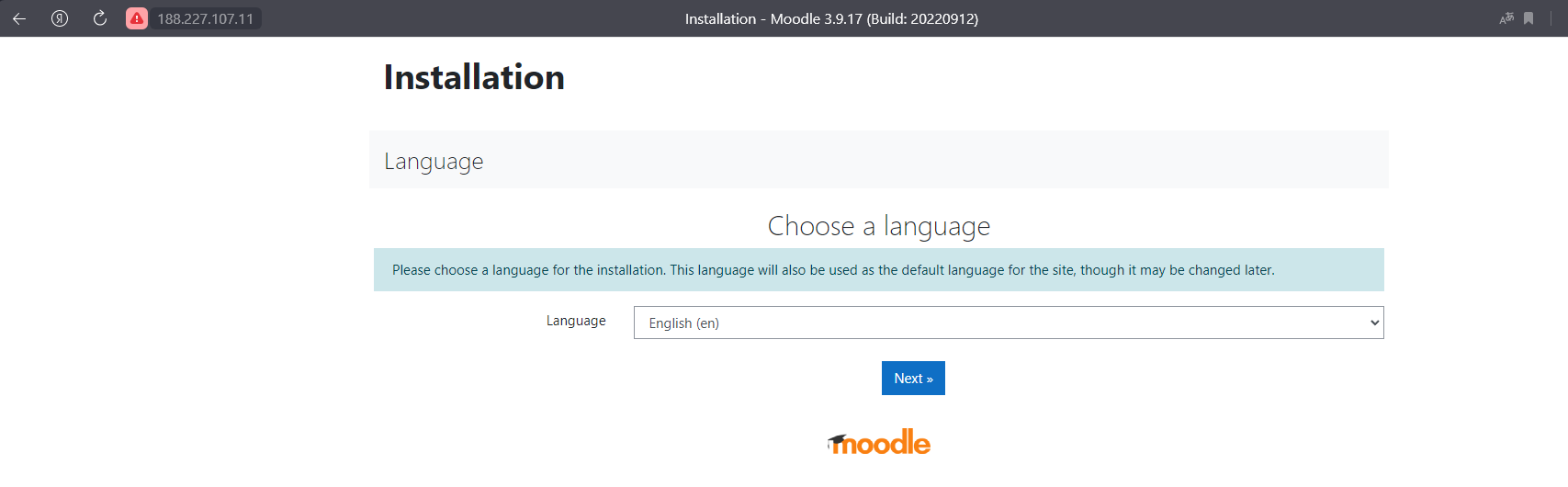 Installing Moodle On An Ubuntu 2004 Server 5900