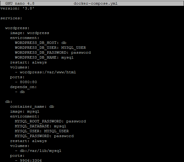 Installing Wordpress And Phpmyadmin Using Docker Compose At Ubuntu