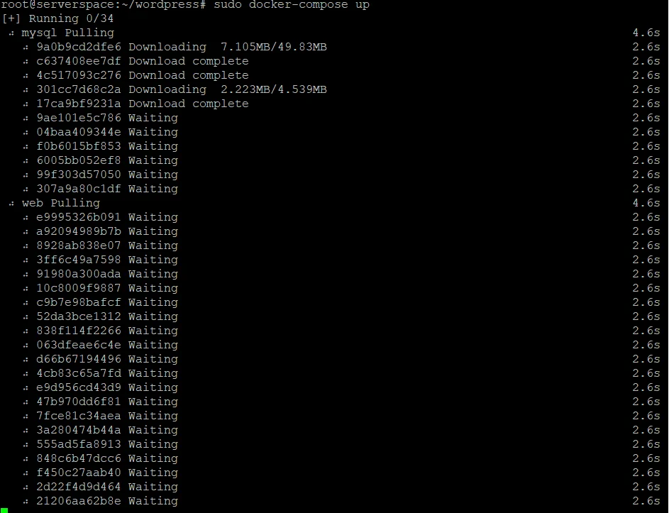 Installing Wordpress And Phpmyadmin Using Docker Compose At Ubuntu