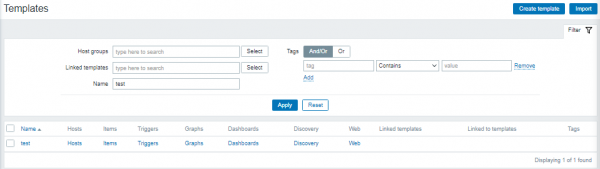 Creating and Configuring Templates in Zabbix