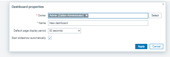 Creating and customizing dashboards in Zabbix