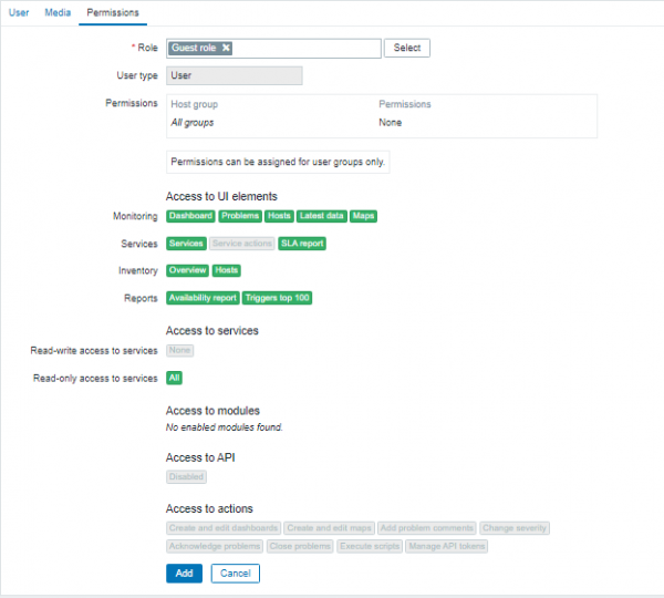 Creating And Configuring Zabbix Users User Groups And User Roles