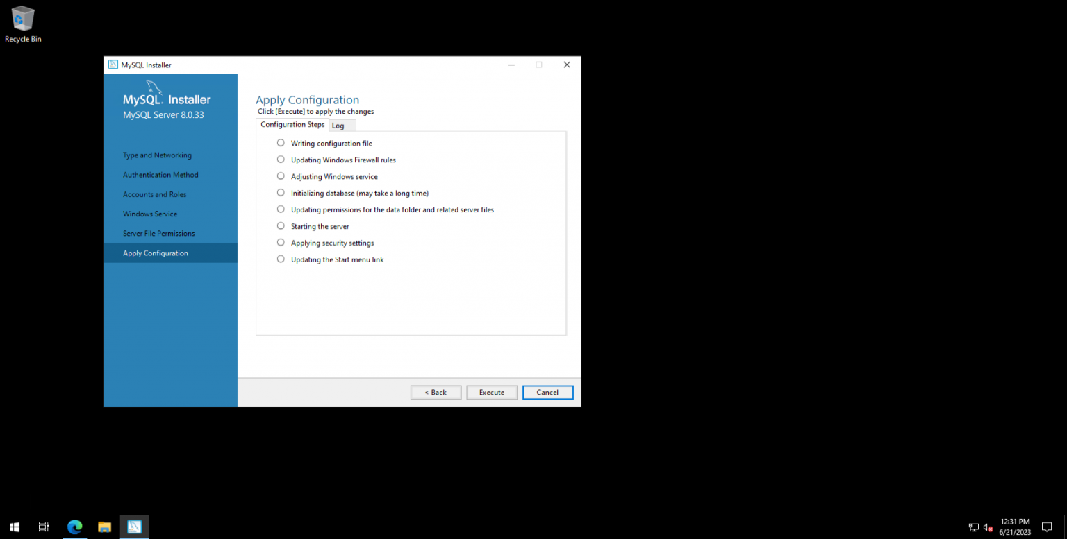 Installer Mysql Windows Server Serverspace Et