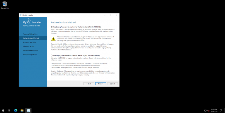 Instalar MySQL Windows Server - Serverspace. Y