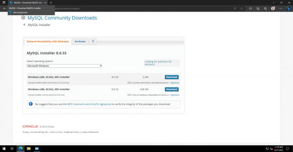 Instalar MySQL Windows Server - Serverspace. Y