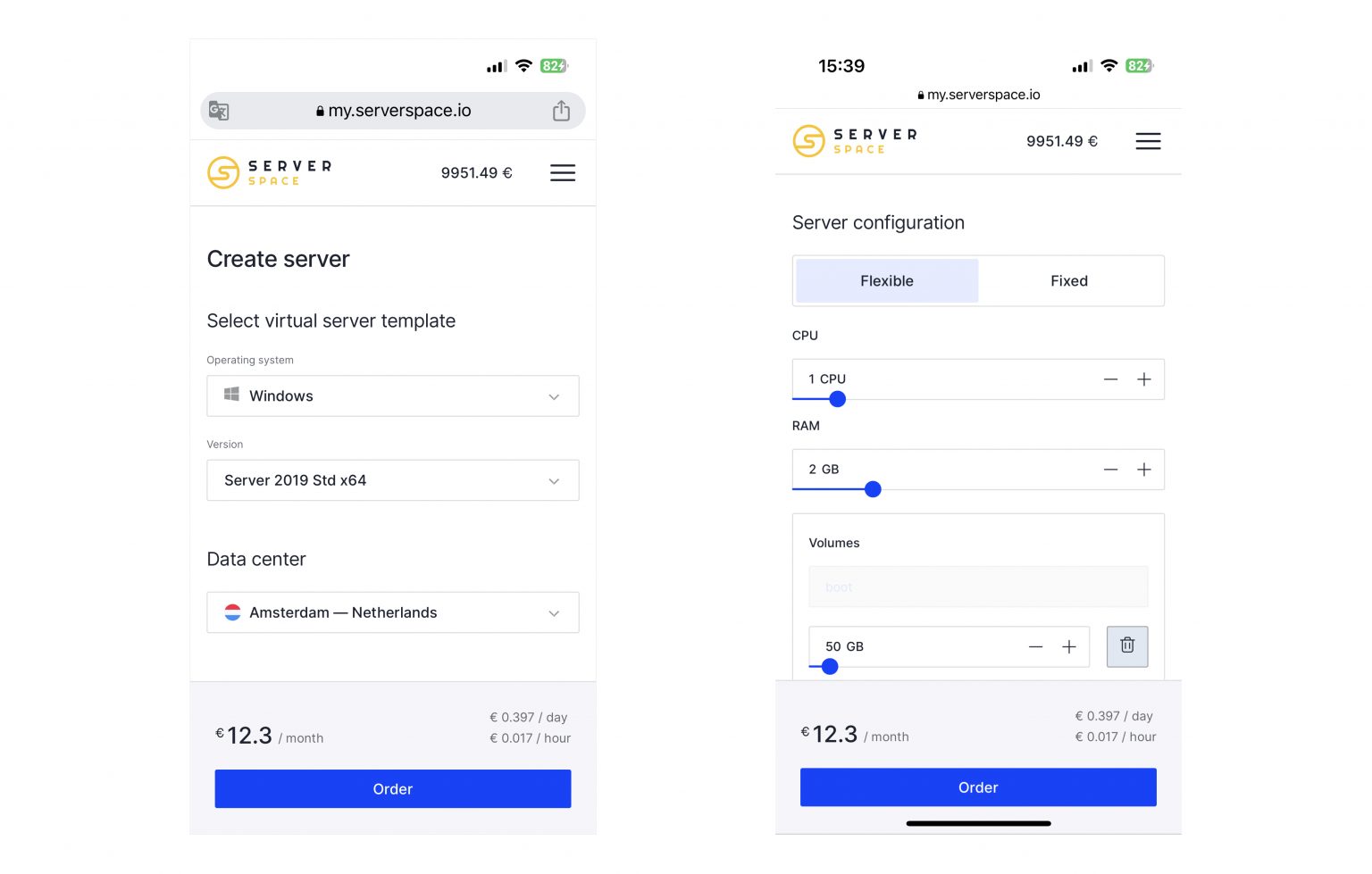Serverspace control panel release