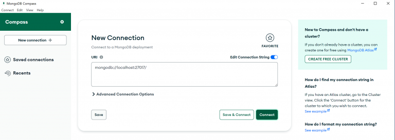 How to use MongoDB Compass? MongoDB Compass