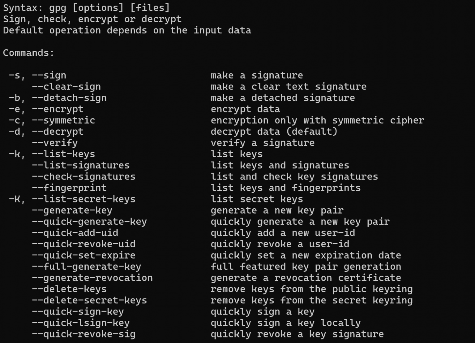 Utilisation de la clé GPG | Serverspace tutoriels