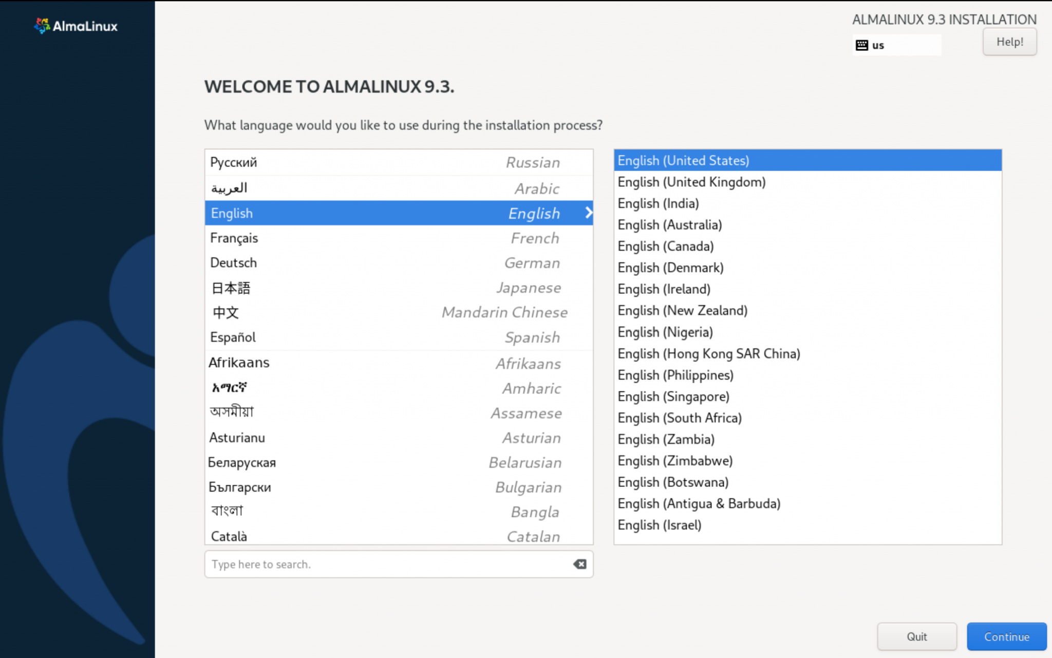 Installer et configurer Alma Linux - Serverspace. Et