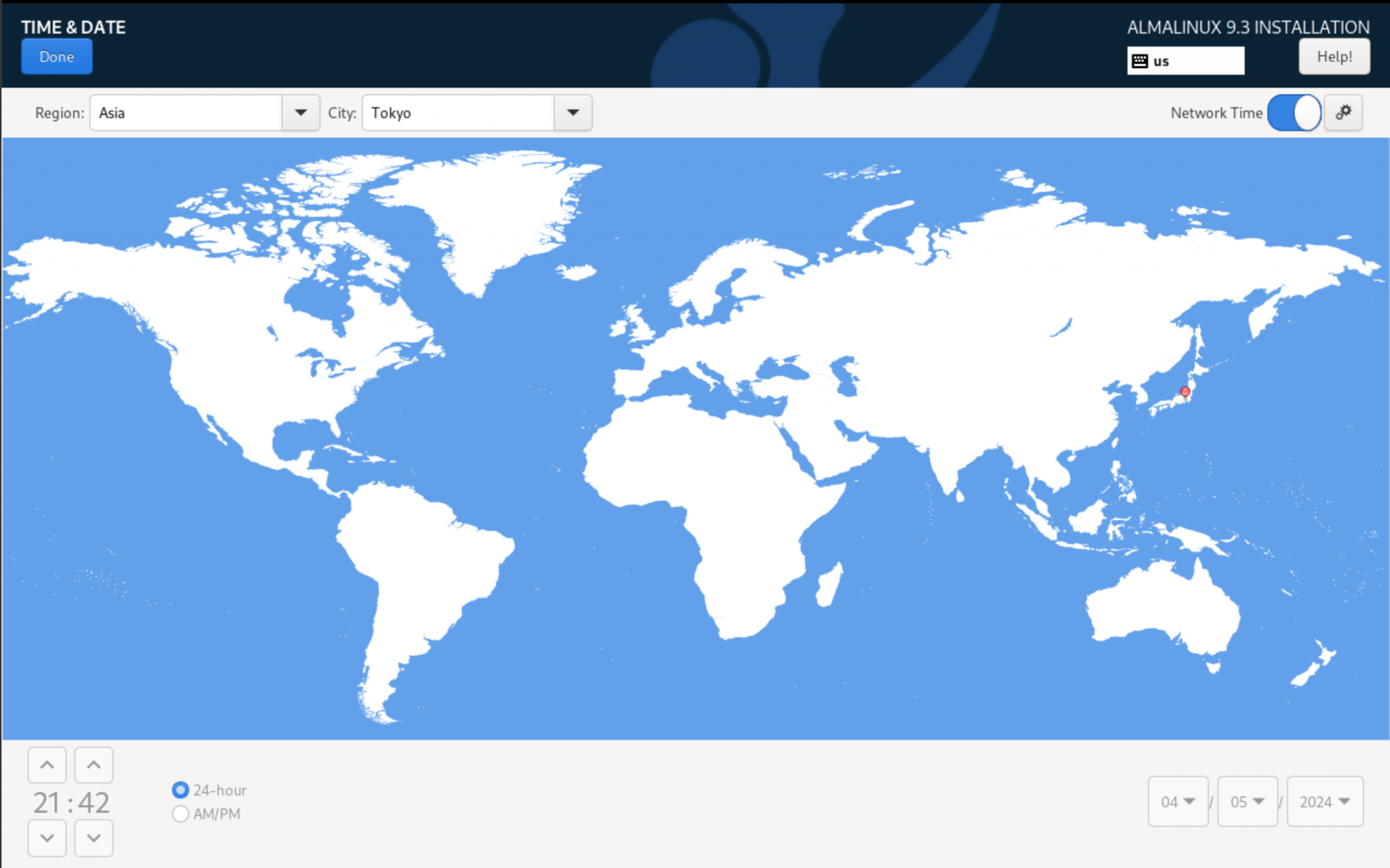 Installer et configurer Alma Linux - Serverspace. Et