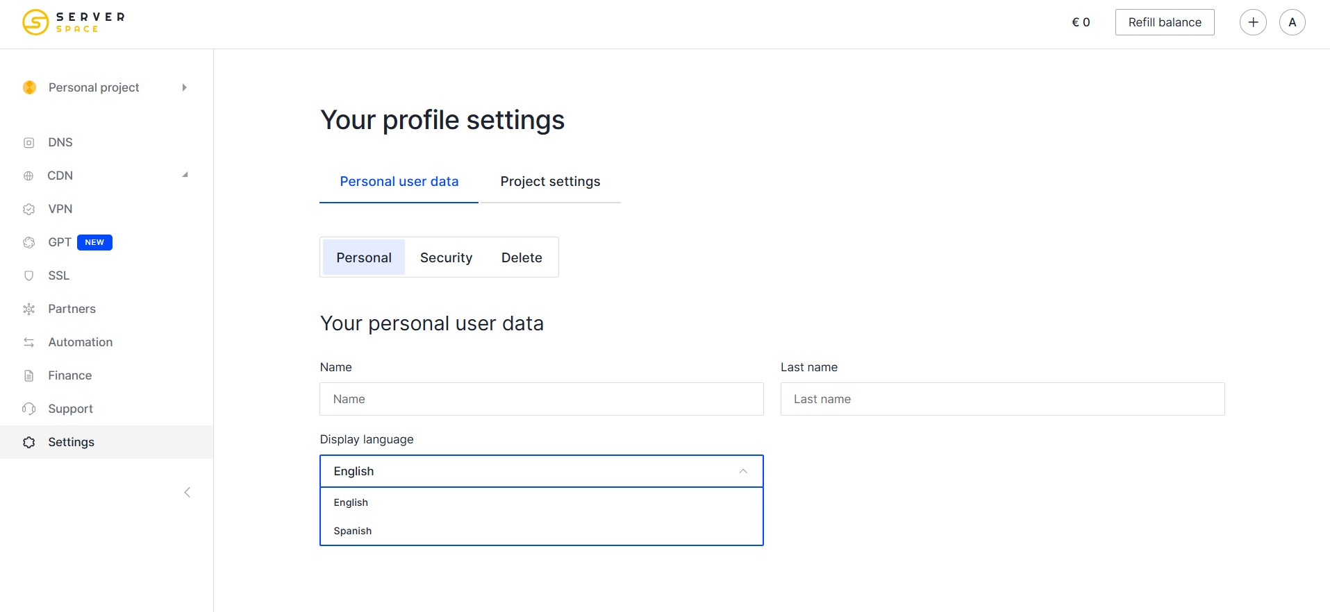 Serverspace.io - European Cloud Provider