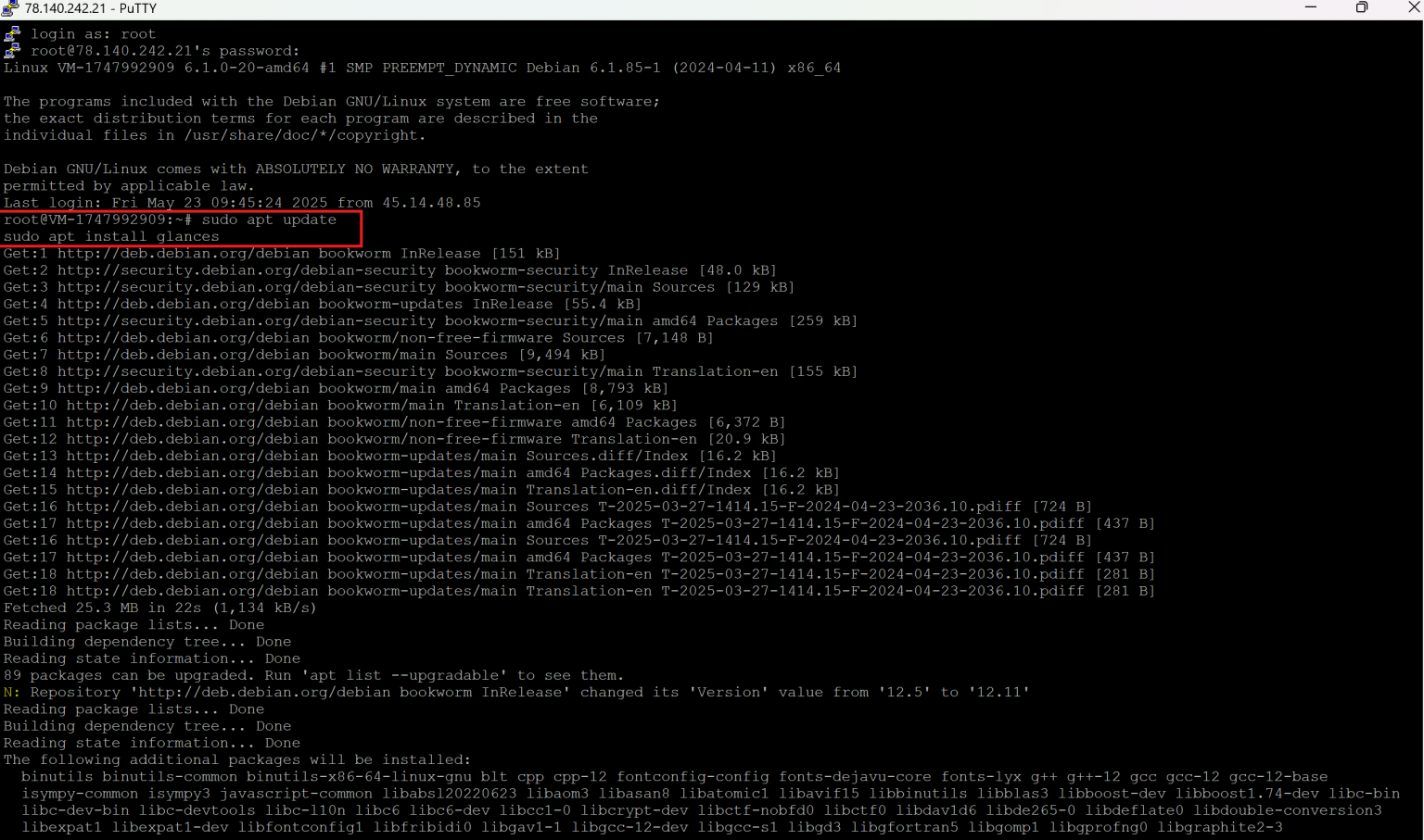 How to install and use Glances on Debian 12? - Serverspace.io